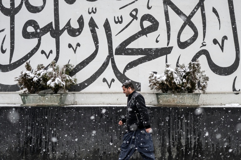 Long-awaited first snowfall brings relief to water-scarce Kabul
