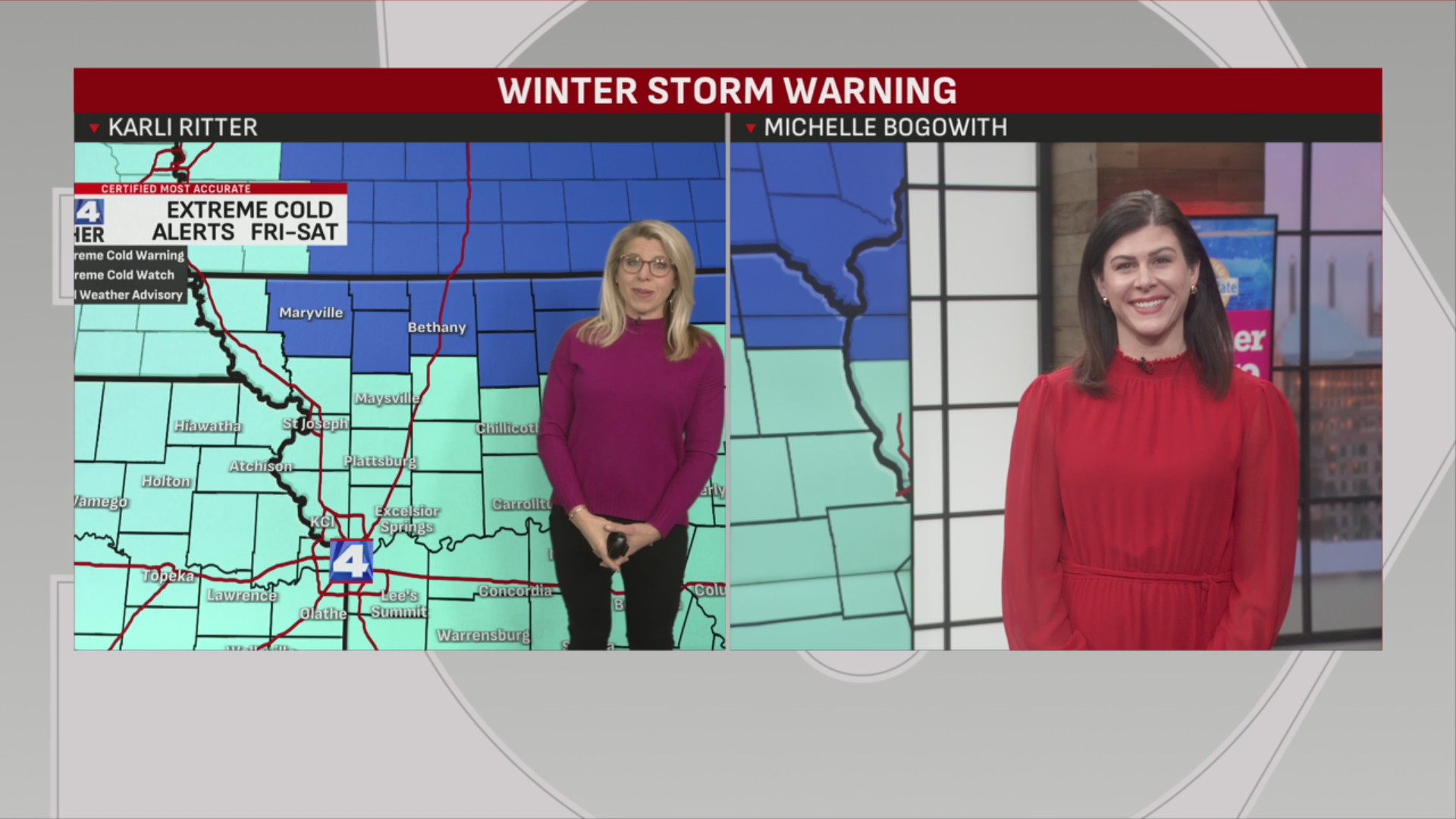 FOX4 forecast: Winter storm warning