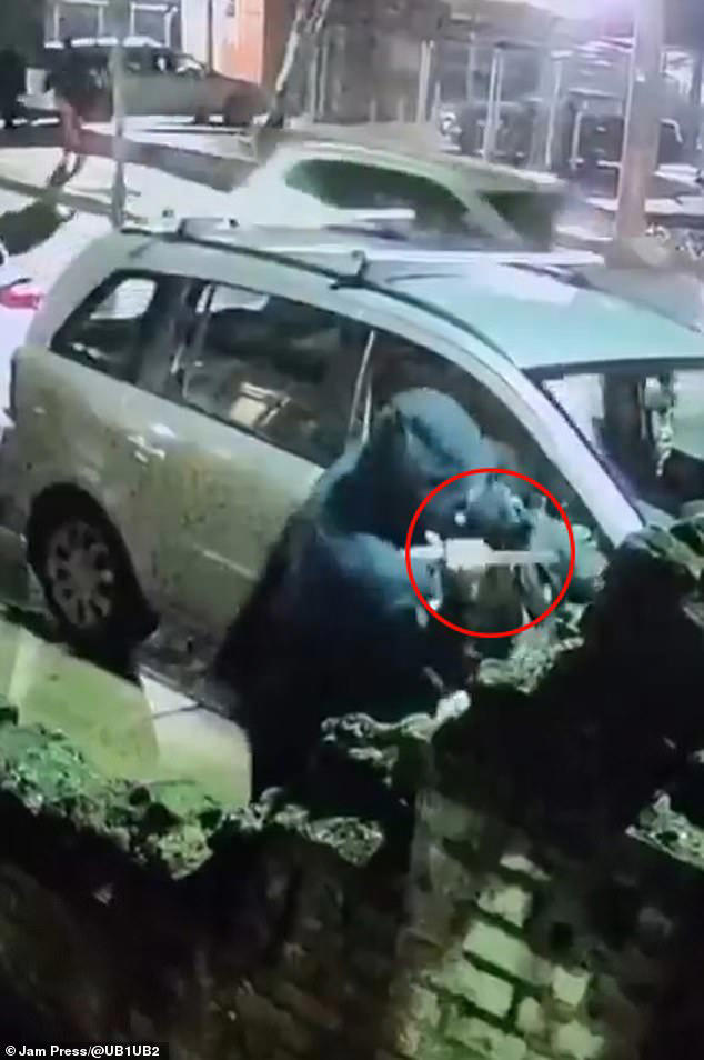 Knife-wielding muggers rob pensioner in lawless London as passers-by do ...