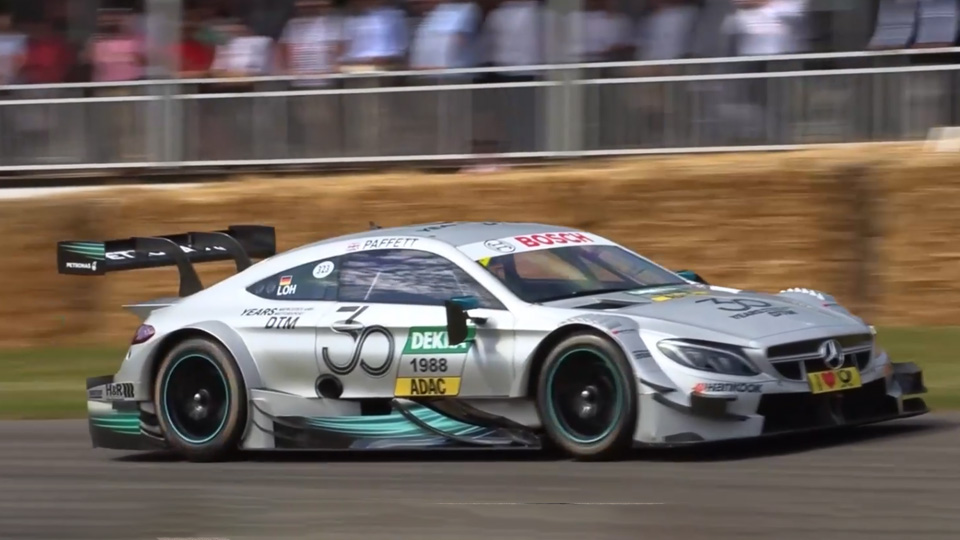 Mercedes AMG C63 DTM start up