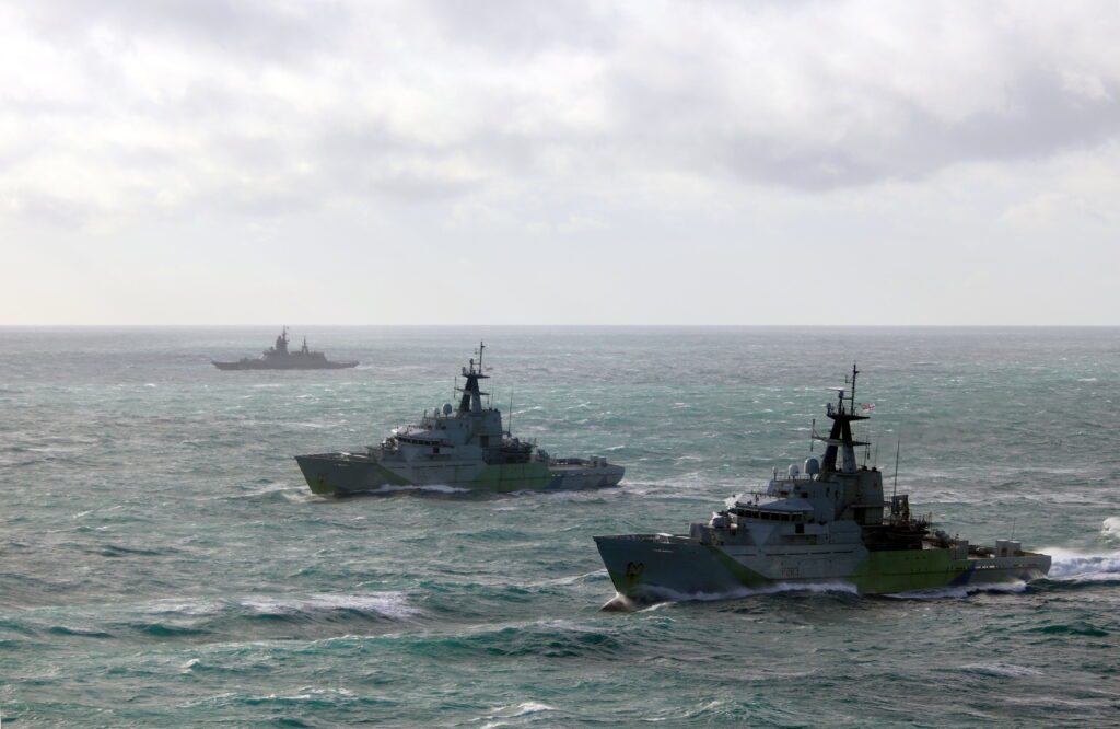 Royal Navy intercepts Russian ships in English Channel