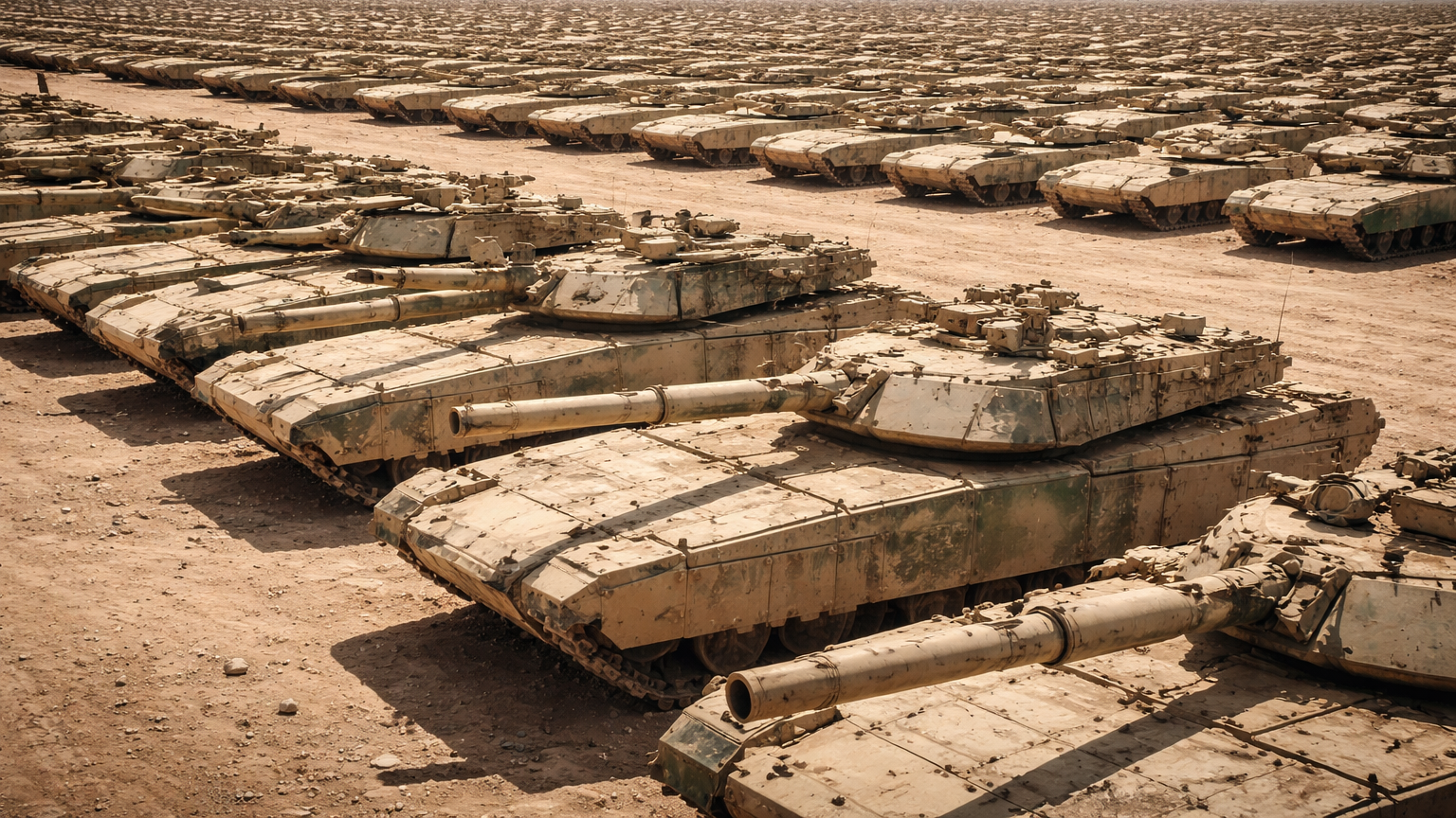 Why the U.S. Parked 20,000 Tanks in the Desert To Sit And Rot Away Task ...