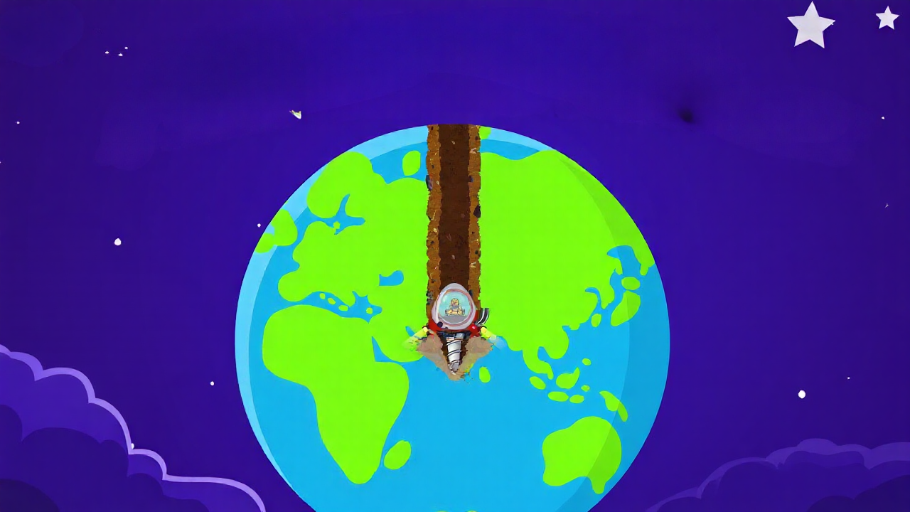 What happens if you dig through Earth?