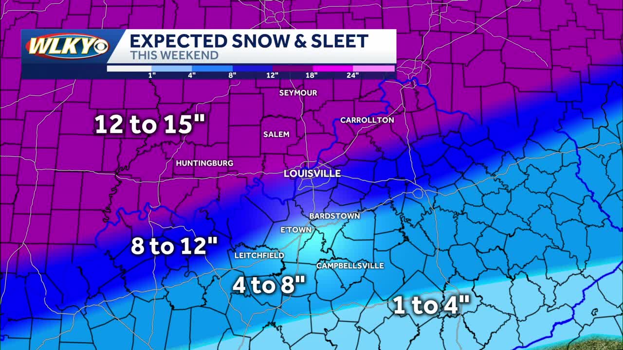 Snow, sleet, and ice expected during winter storm this weekend