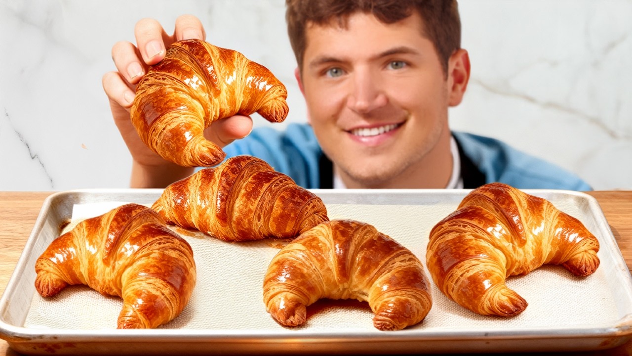 How Nick builds real French style croissants with bakery-level lamination