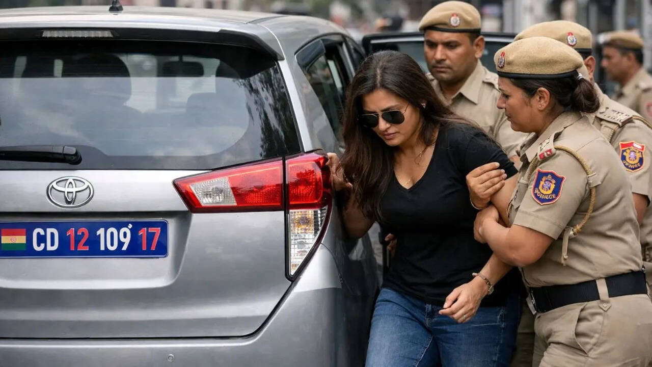 How a woman in Delhi used fake foreign embassy plate to escape police ...