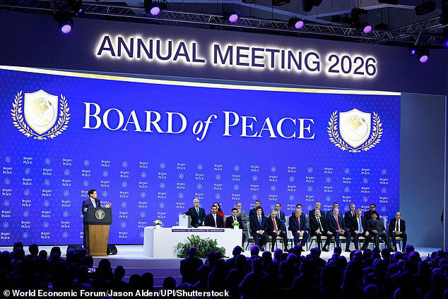 Trump explains how he got bruise on his hand at Davos