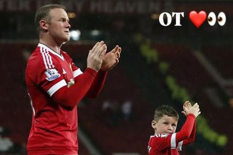 Wayne Rooney spotted at Kai's Old Trafford debut as heartbreaking Man ...