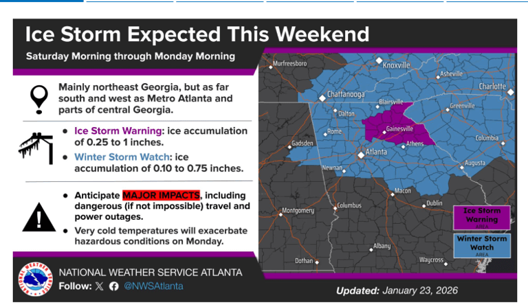 Winter storm Fern: Friday updates