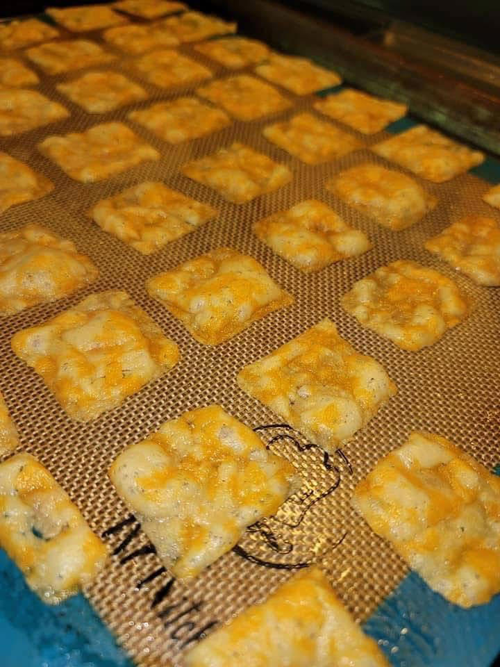 Just cheese crackers