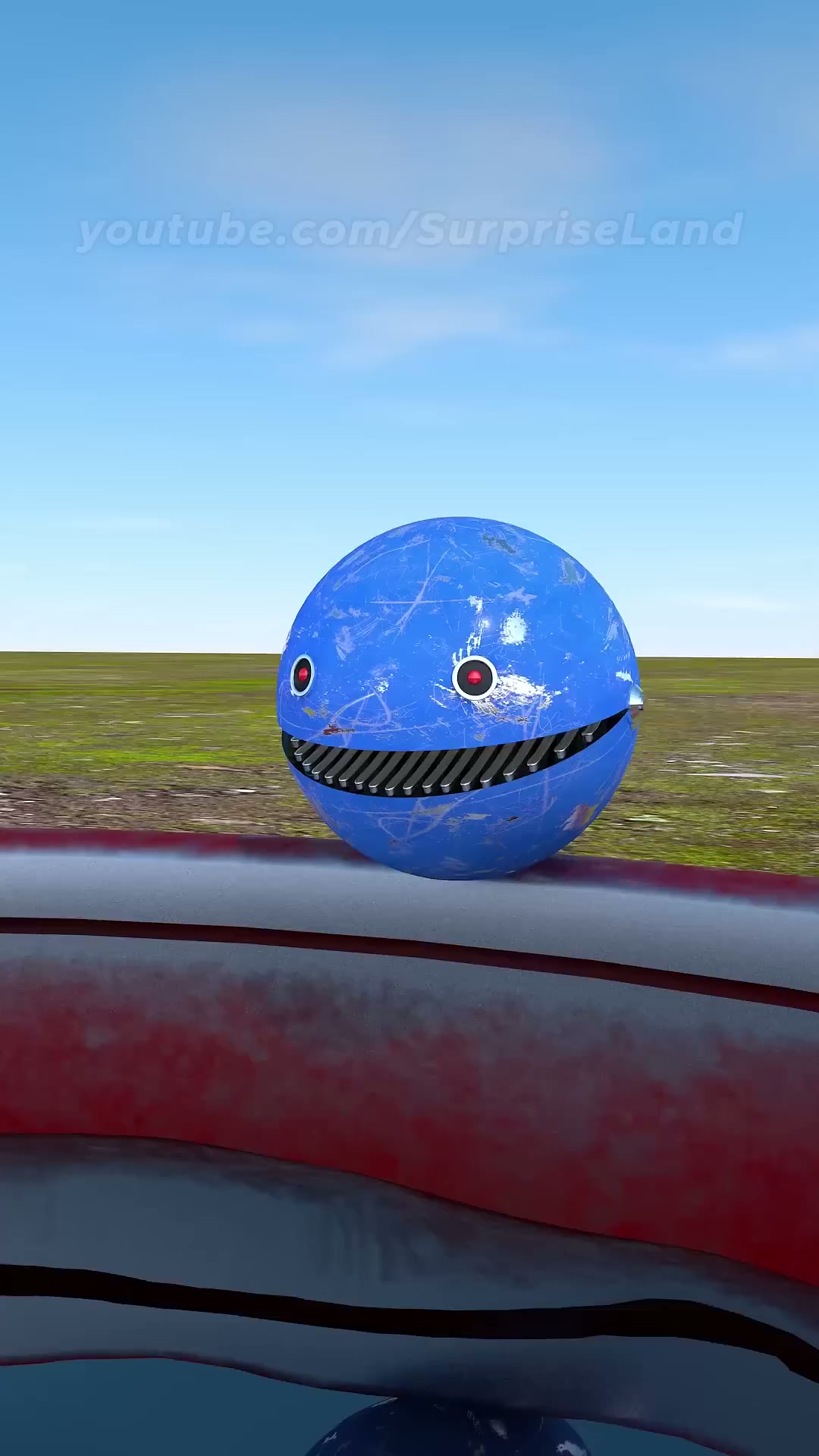 Robot Pacman vs Robot Pacmans: Tongue Fishing 🛢️😜💦🎣😋 #pacman #robotpacman