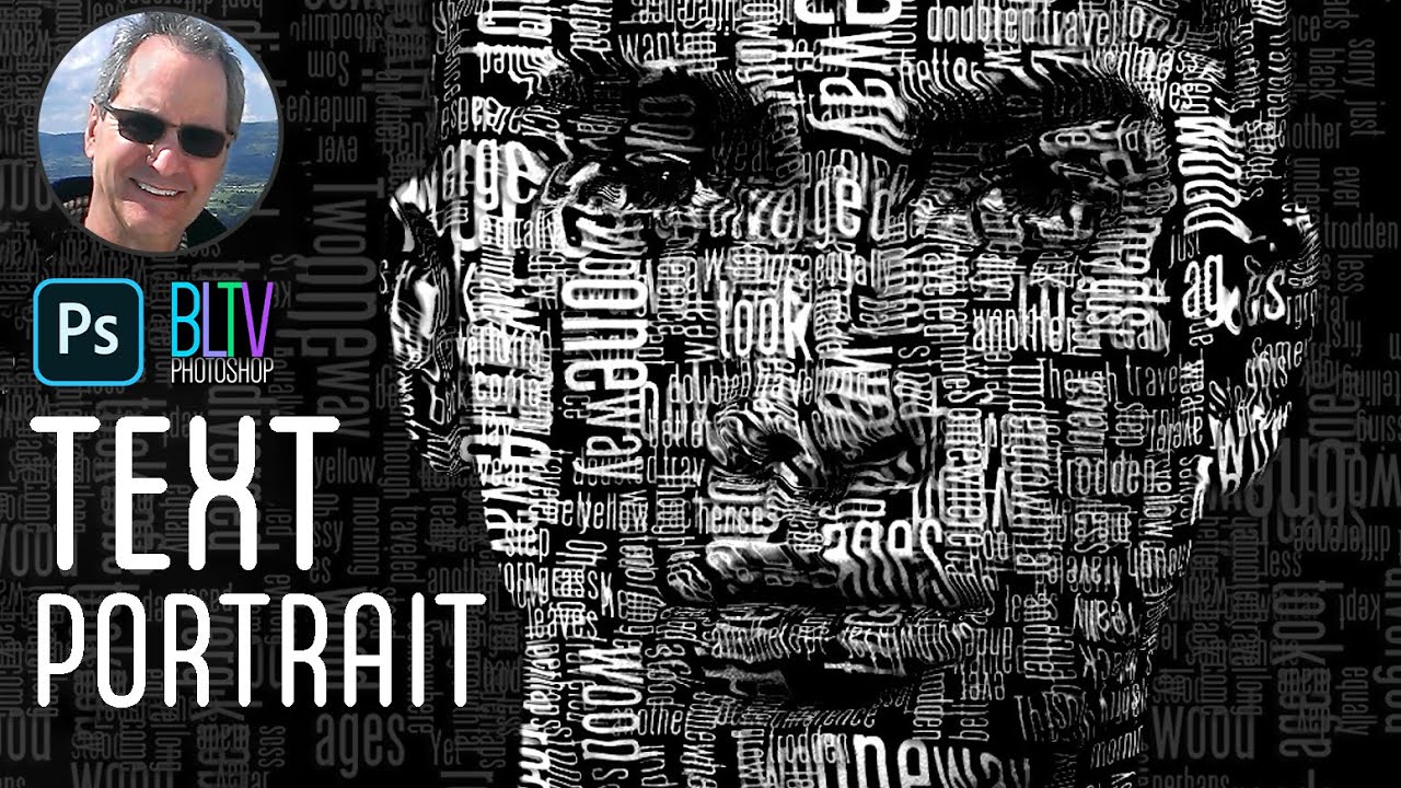 Photoshop tutorial: How to create a powerful text portrait from a photo