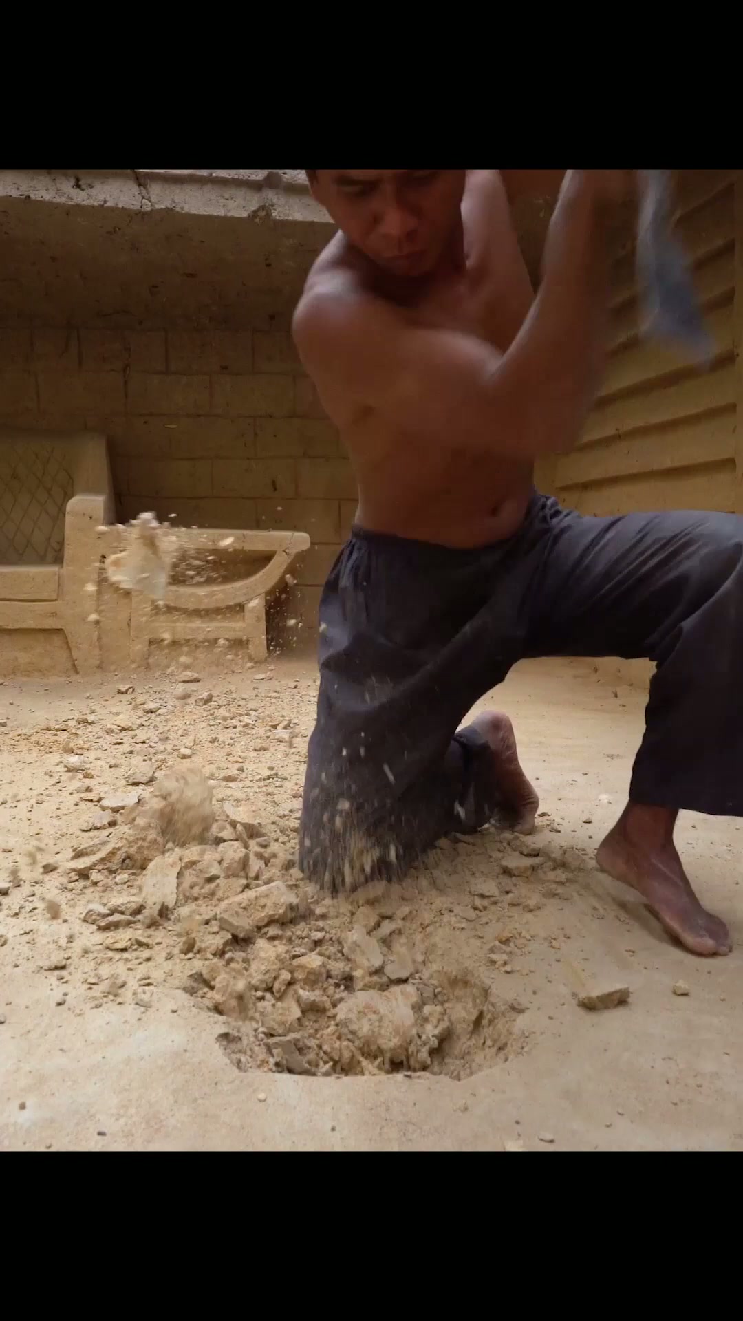 Building underground Room and water slide part 8