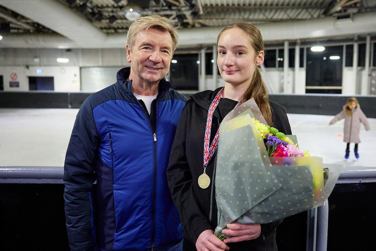 Ice dance legend Sir Christopher Dean inspires young Doncaster skaters