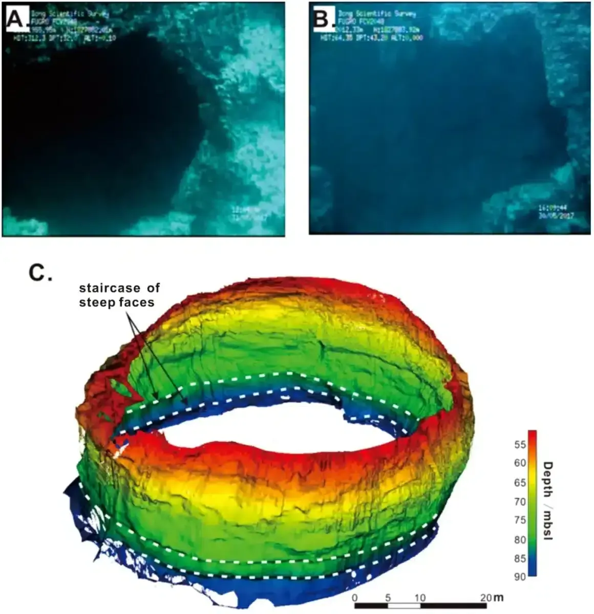 Scientists found a giant hole in the ocean filled with 1,700 mysterious ...