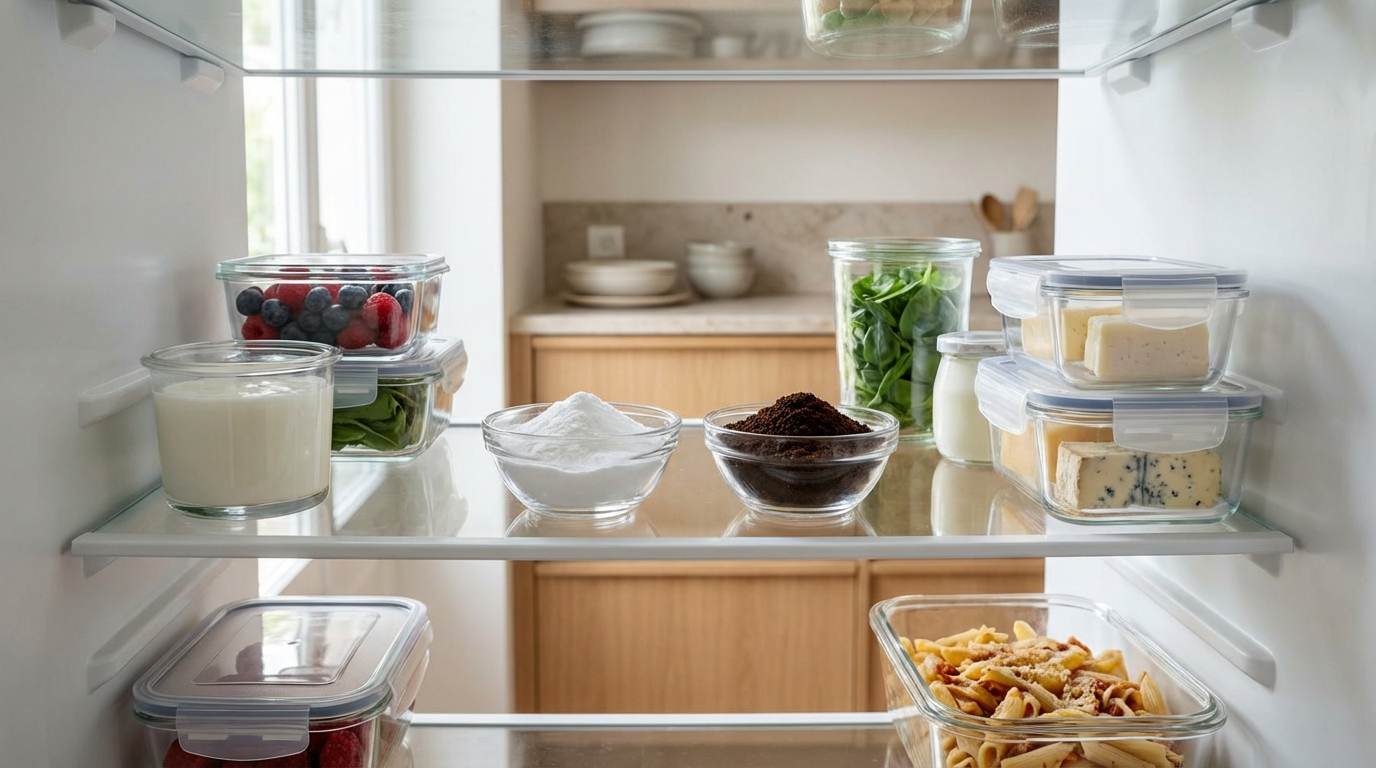 Votre frigo empeste sans raison ? Ce simple ingrédient naturel ...