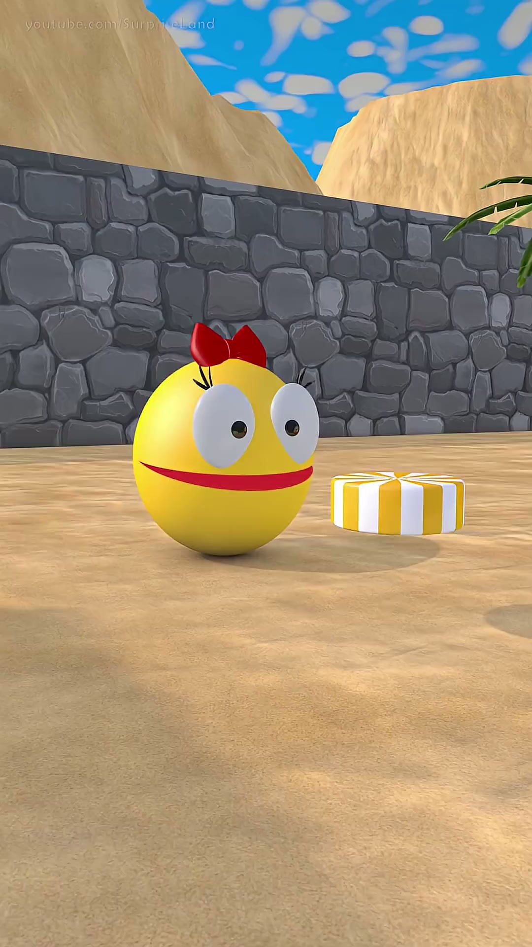 When candy goes wrong… Ms. Pacman becomes a giant!💥#shorts #pacman #funny