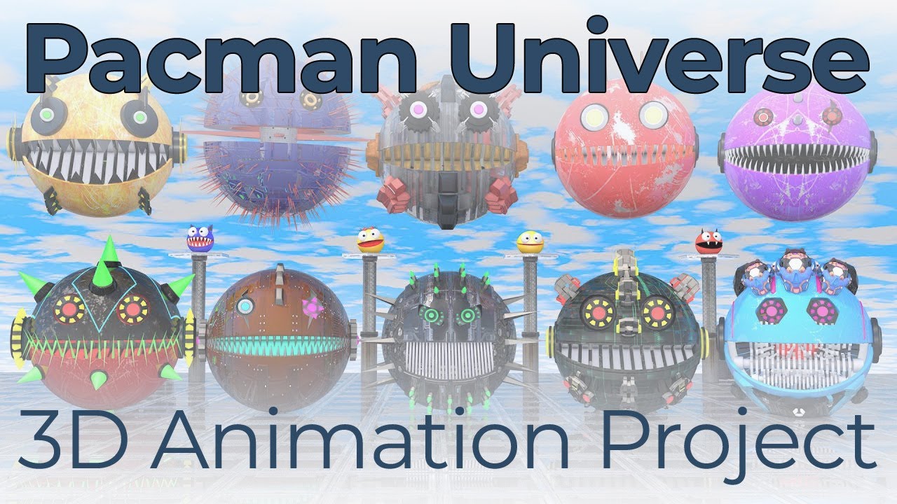 Pacman & robot Pacmans vs robot monsters – sci-fi Pokéball war begins ...