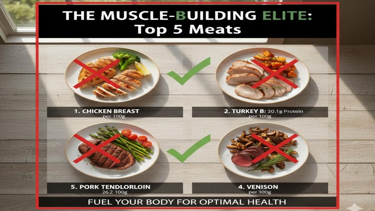 The muscle-building elite: Top 5 meats that pack the highest protein ...