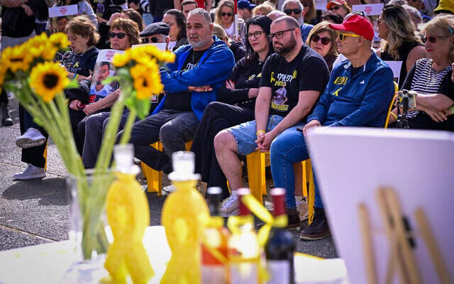 IDF chief stops at rally for final hostage Ran Gvili, vows to bring him ...