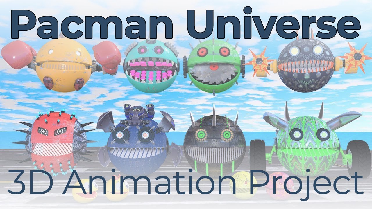 Robot Pacman cyber war: Ultimate robot vs monster fight! #pacman # ...