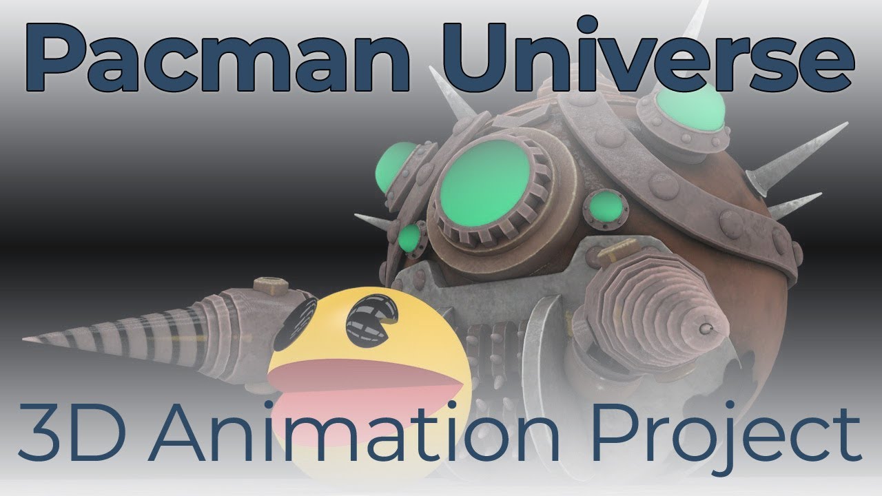 Pacman vs steampunk robot Pacman