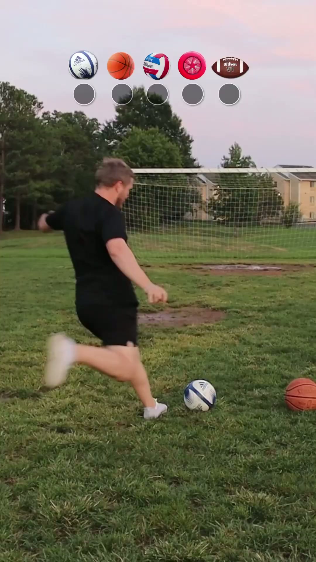 All-sports crossbar challenge #football #basketball