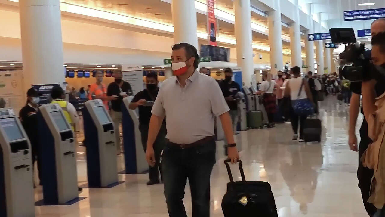 Not every Ted Cruz trip is a repeat of his Cancún-snowflake slip