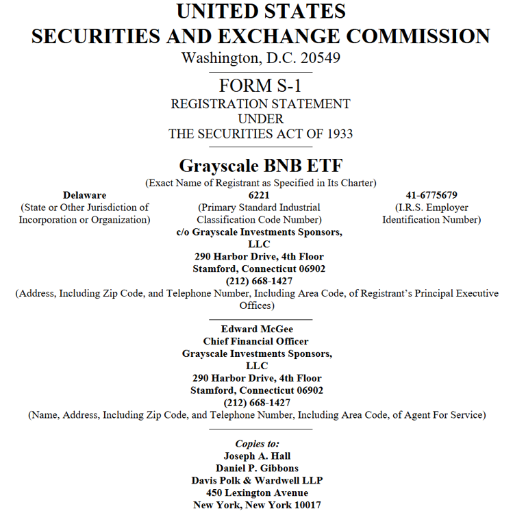 Grayscale seeks SEC approval for spot BNB ETF in expansion beyond BTC ...