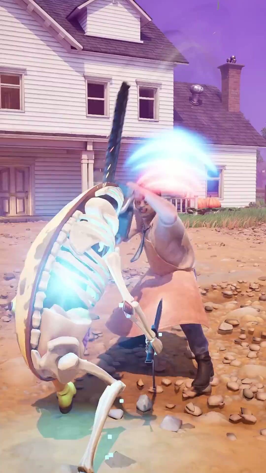 Leatherface chased Peely, but then! 😱😏 #shorts