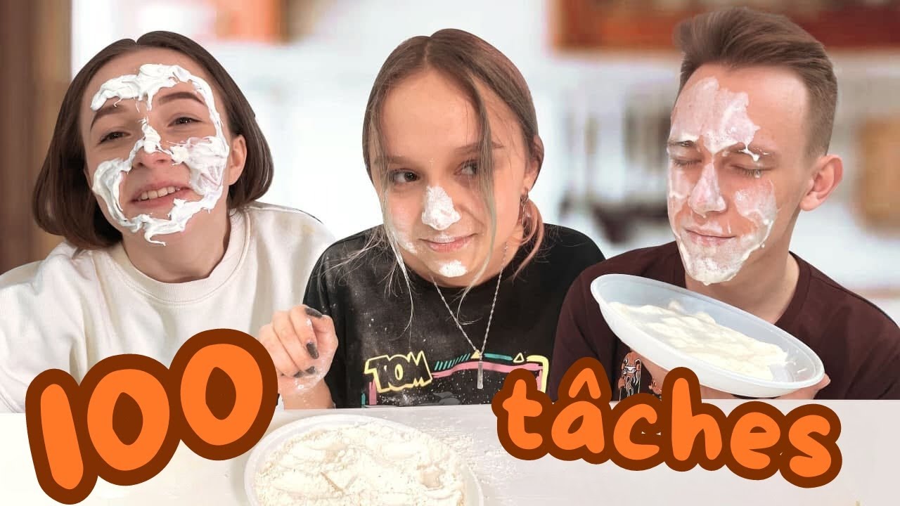 Un défi amusant où des amis s'attaquent à 100 tâches en 24 heures et se ...