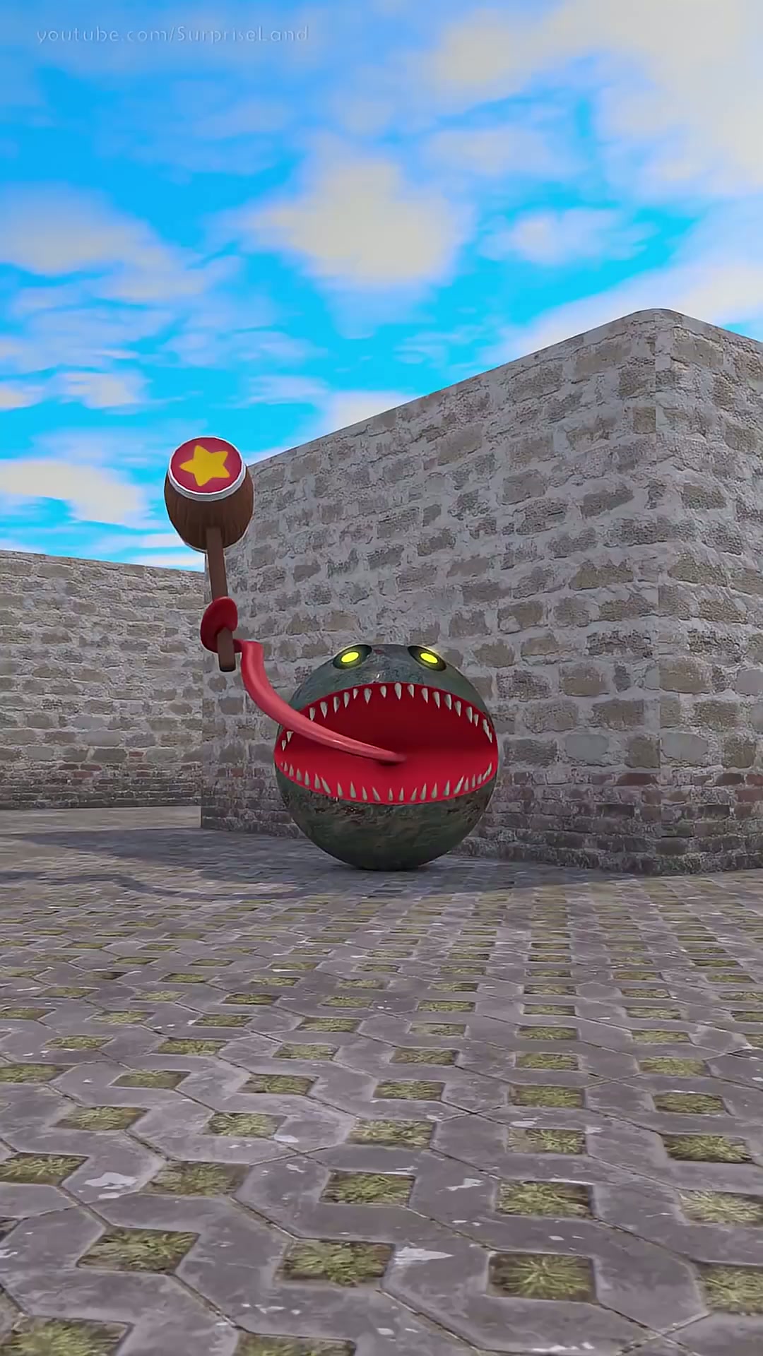 The Ultimate Monster Pacman Revenge! 😈🔨 #shorts #monsterpacman pacman # ...