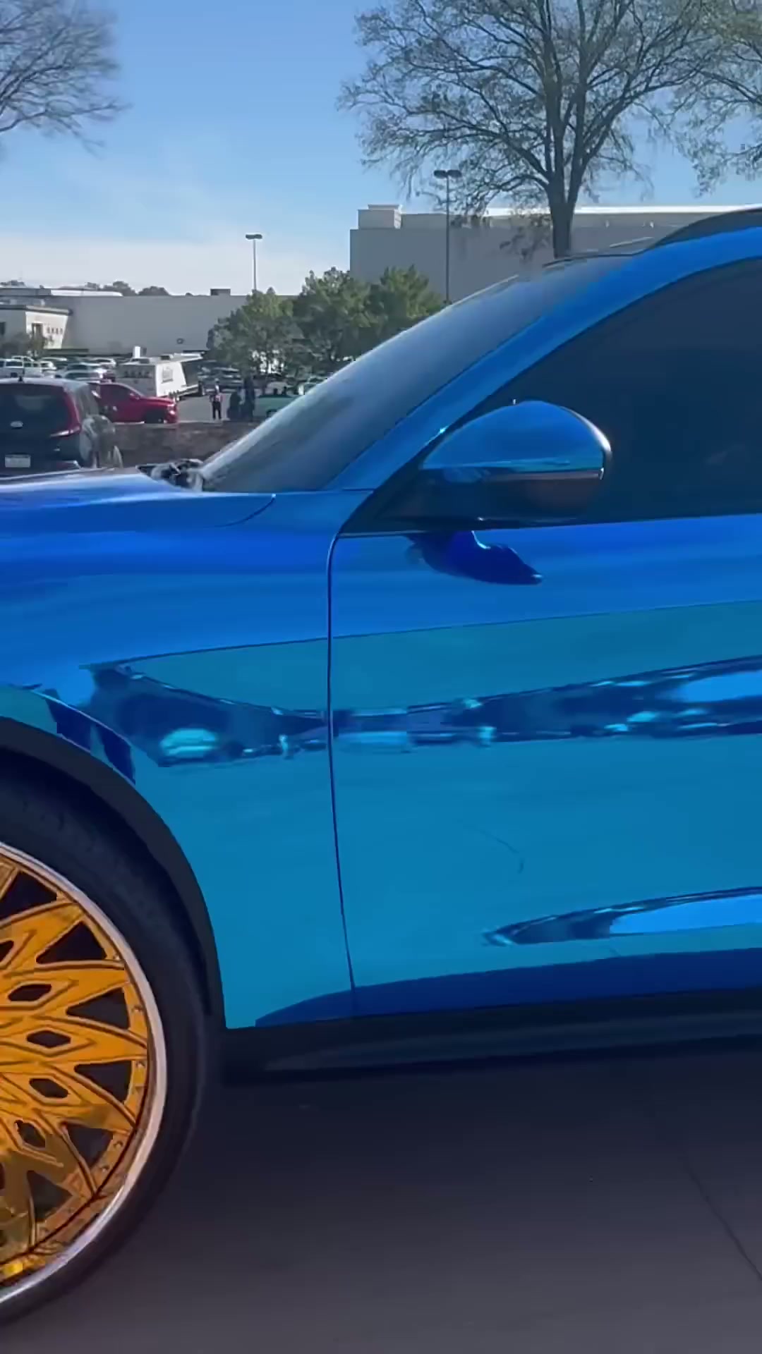 Alfa Romeo Stelvio on gold 30’s riding