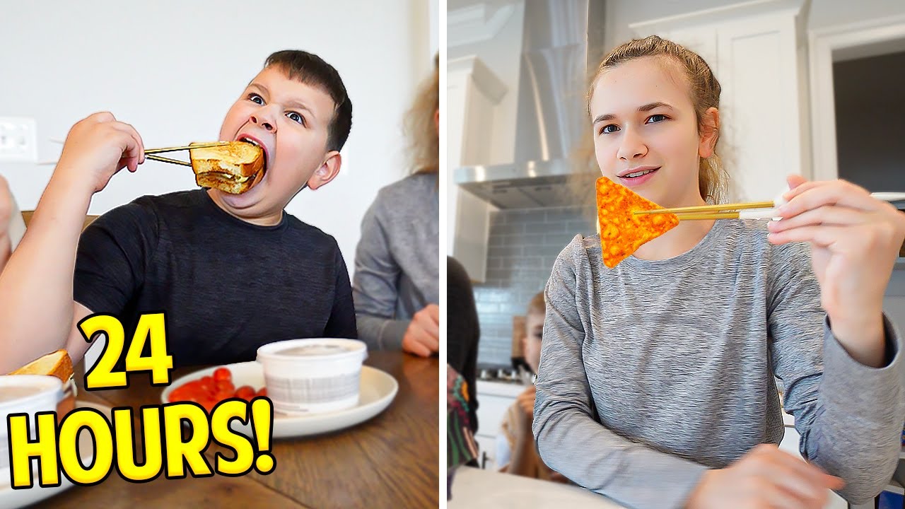 Only eating with chopsticks for 24 hours! | jkrew