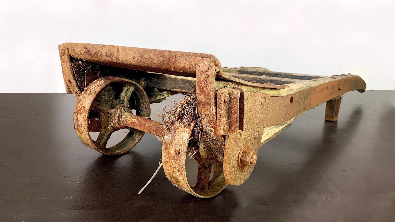 Antique hand truck restoration