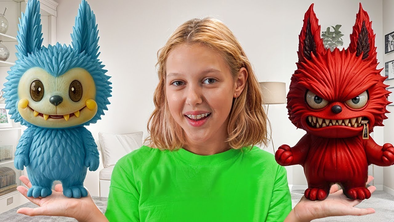 LÁBUBU dans la vie réelle! LÁBUBU bon contre LÁBUBU méchant