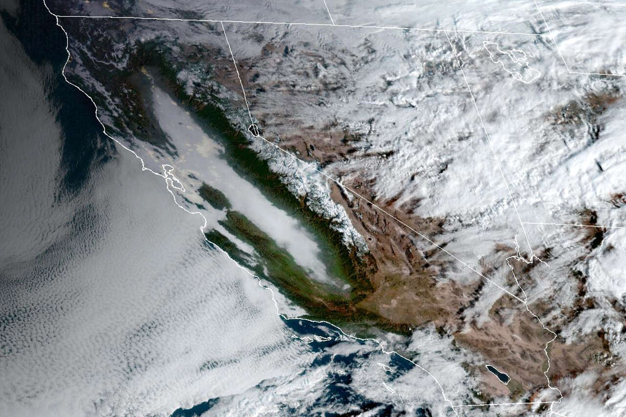 Advisory issued due to California fog bank visible from space