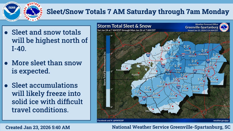 Ice storm warning issued for SC. When the storm is expected to hit the ...