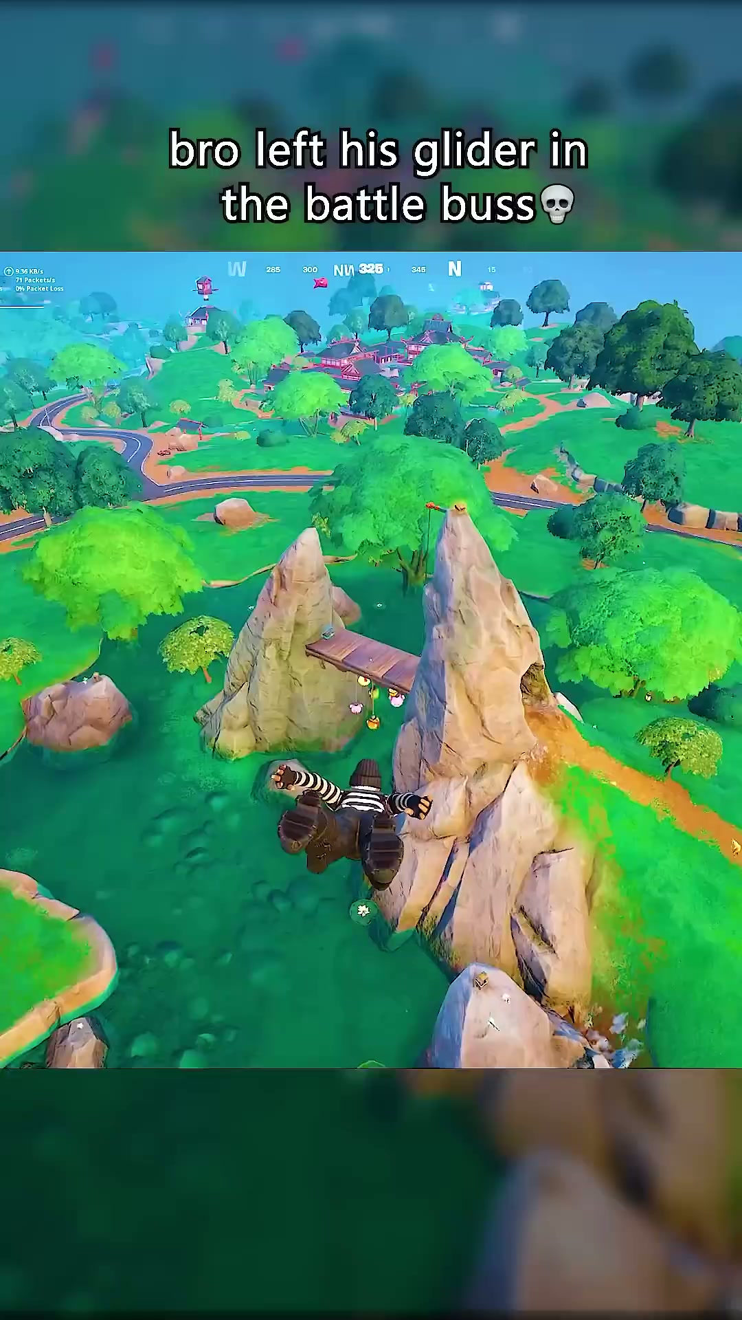 BRO DIDNT BRING A GLIDER