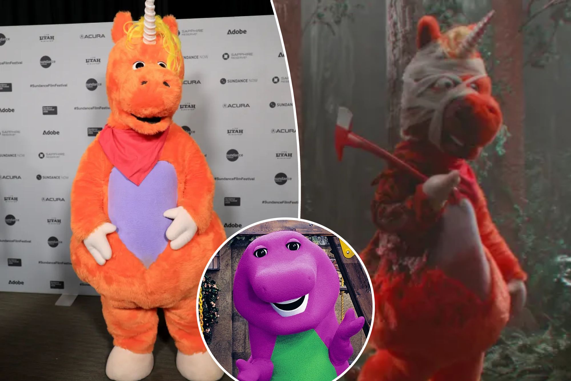 Deranged Sundance horror film 'Buddy' has a Barney-like creature go on ...