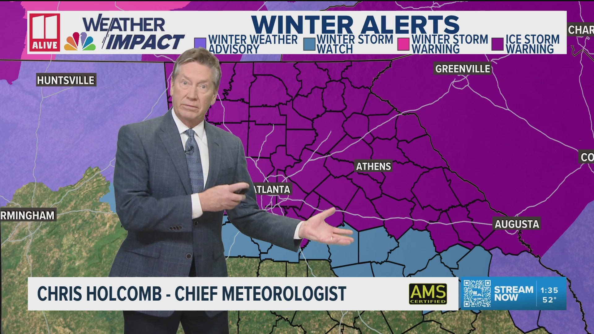 Chris Holcomb breaks down the coming 'potentially dangerous' winter storm