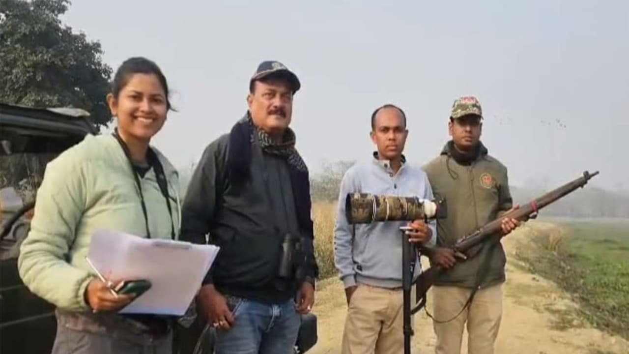 Pobitora Wildlife Sanctuary conducts Asian Water Bird Census 2026