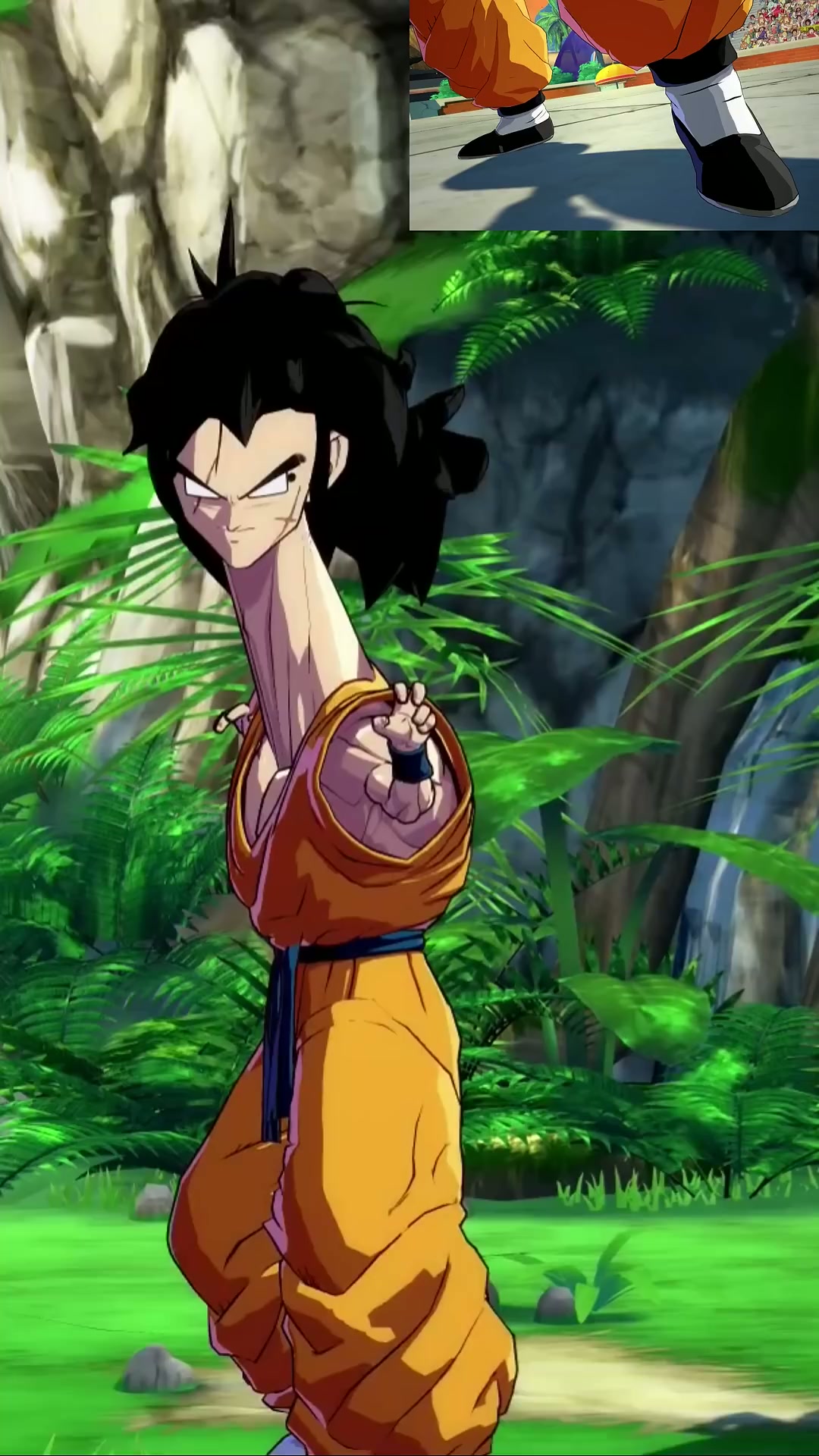 Outro de Yamcha con T-REX mod desde otra perspectiva | Dragon Ball FighterZ