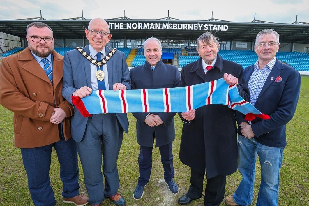 Norman McBurney OBE: Official naming of stand is recognition of ...