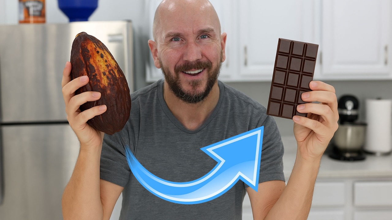 Cacao pod to chocolate bar | How to make chocolate from cocoa beans
