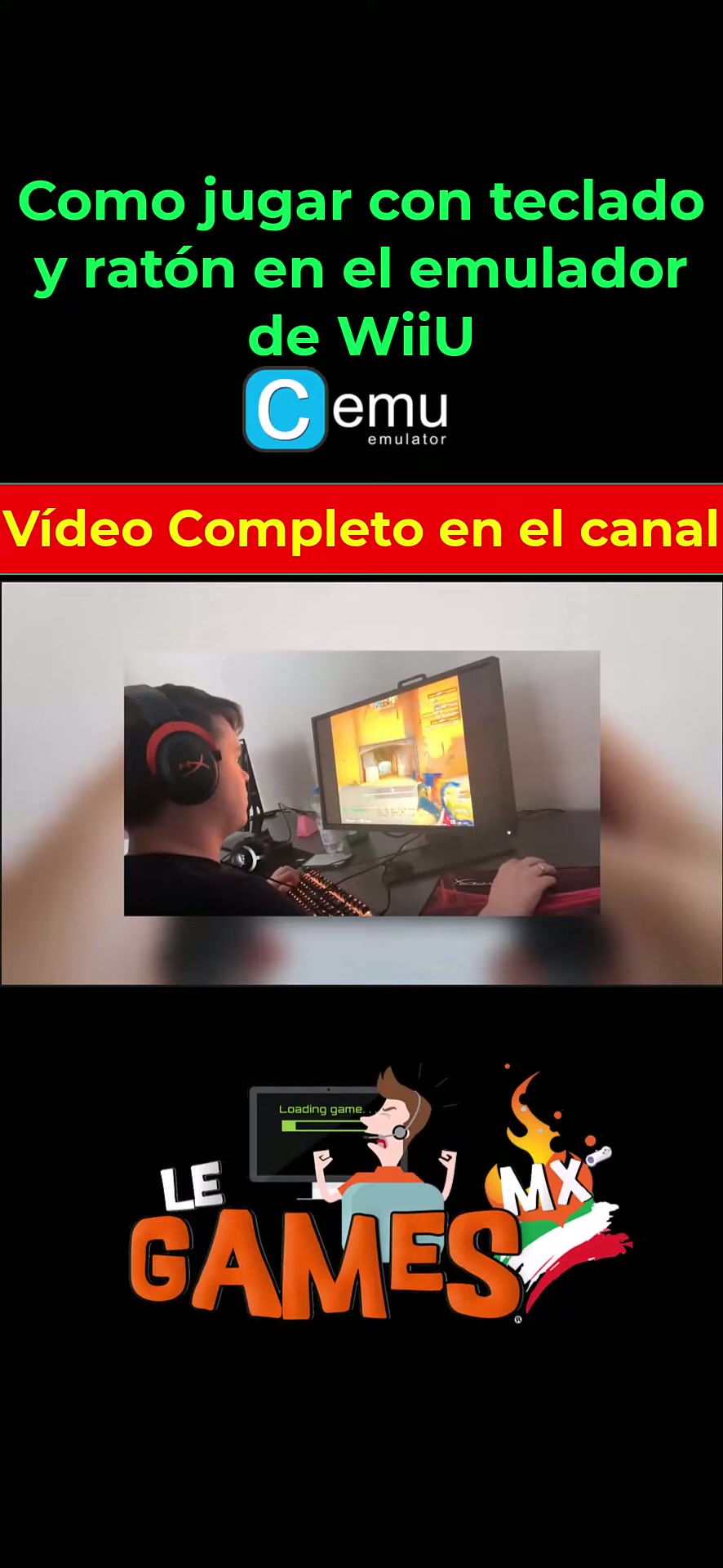 Como jugar con teclado Y ratón en CEMU - 2023