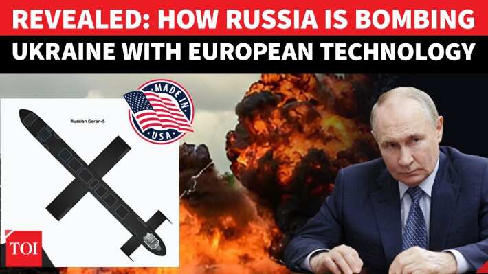 Western tech in Russian bombs? Moscow strikes Ukraine with EU & US ...