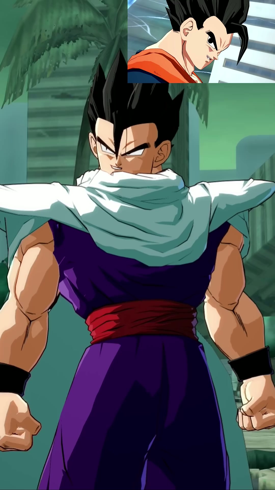 Intro de Gohan adulto (DBSH) desde otra perspectiva | Dragon Ball FighterZ