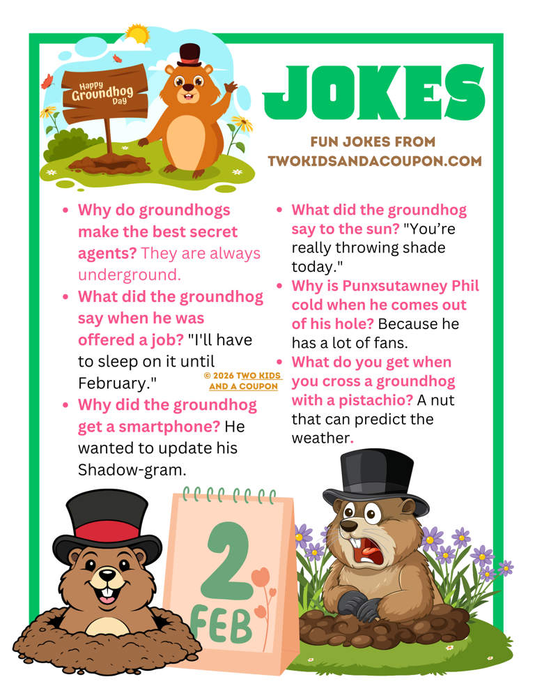 Phil-ing fine: The best Groundhog Day jokes for kids and adults