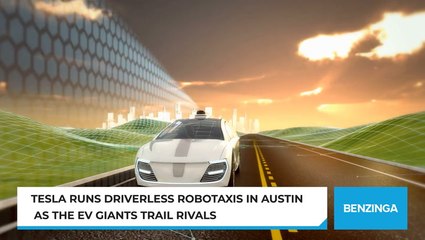 Tesla runs driverless robotaxis